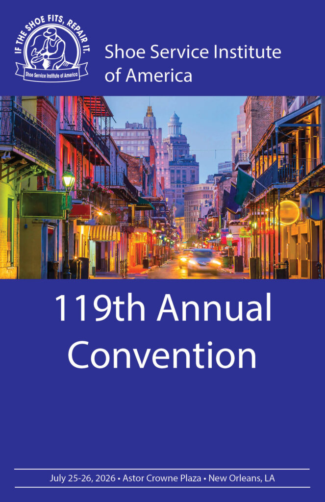 Convention Program Advertising - Shoe Service Institute of America